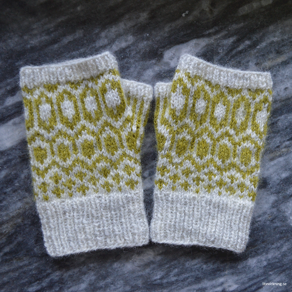 Stickade halvvantar – Pricken #2 – litevirkning